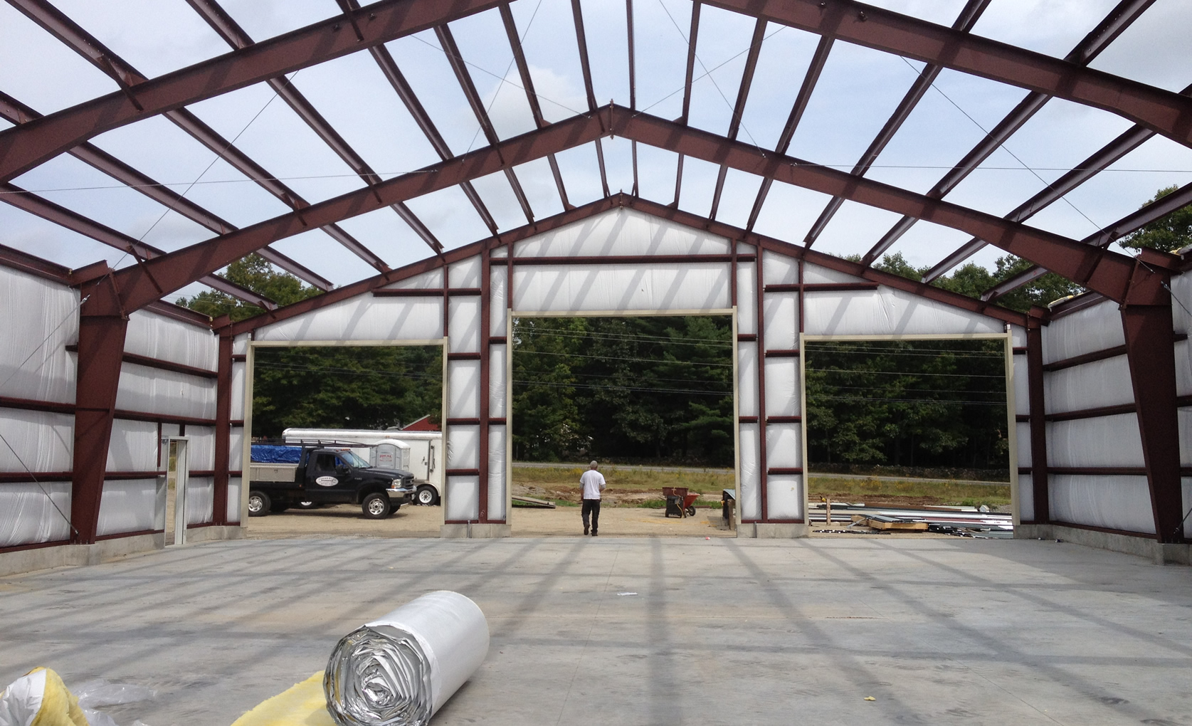Steel Building Construction in Mid-Coast Maine - Steel Bolt Construction